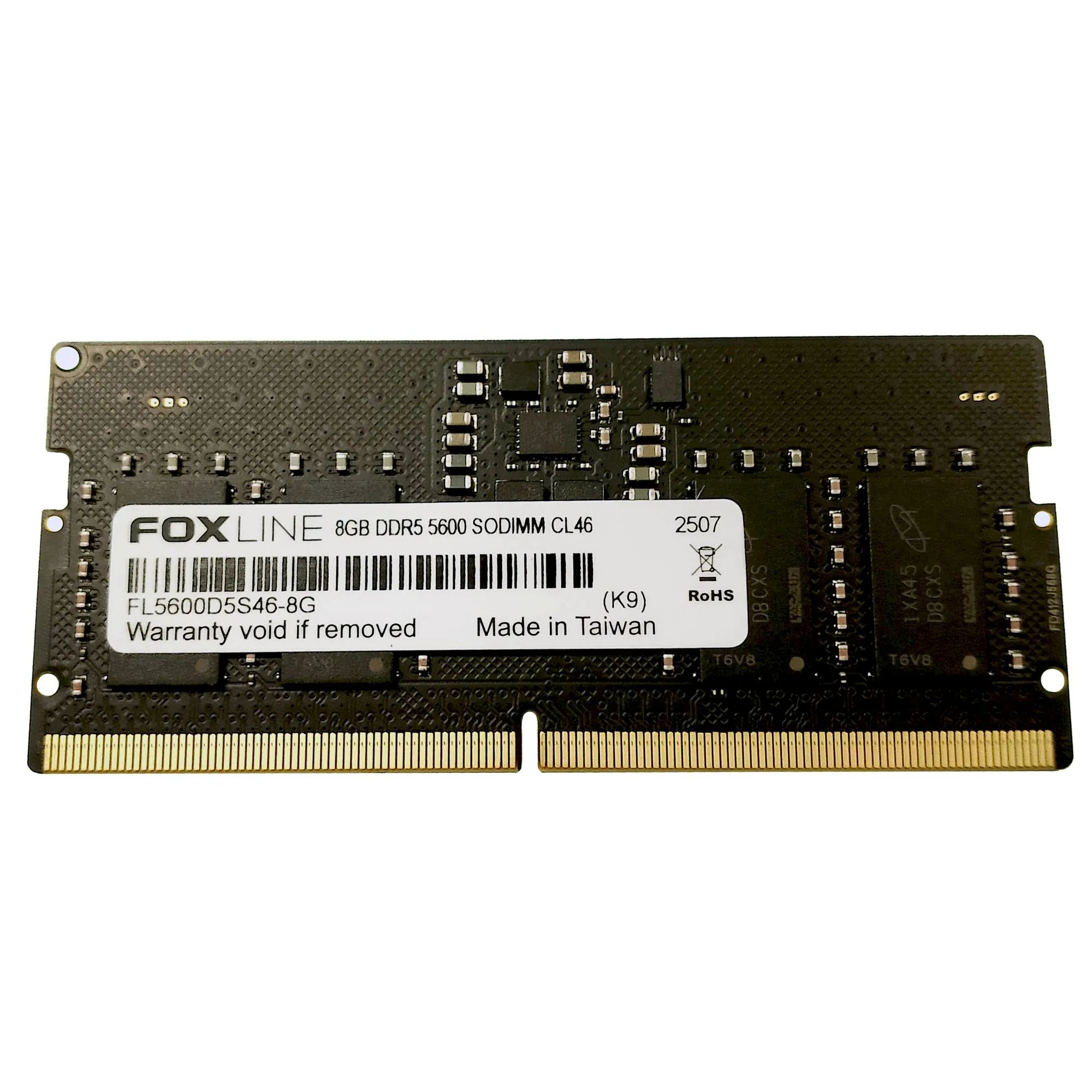 Модуль оперативной памяти Foxline 8 ГБ DDR5 PC44800 5600 MHz CL 46 ...