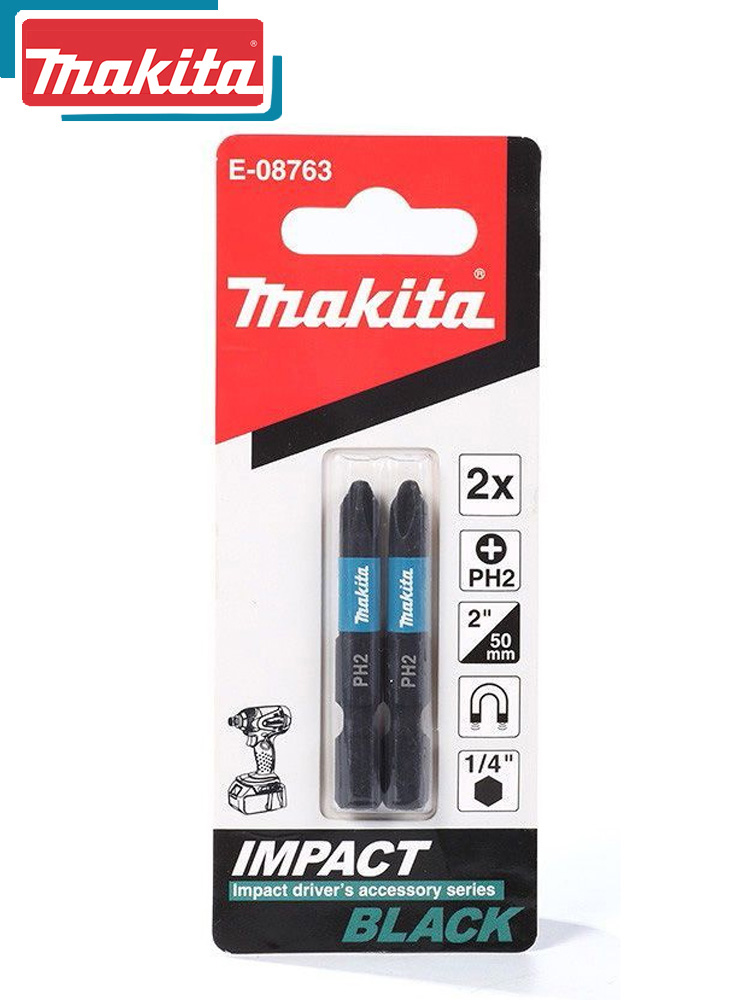MAKITA E-08763 Насадки для отвертки, ударного типа, из черного ...
