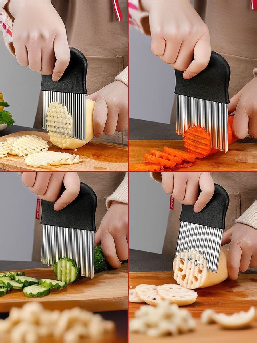 Кухонный бытовой артефакт для резки овощей fancy strip cutter купить на ...