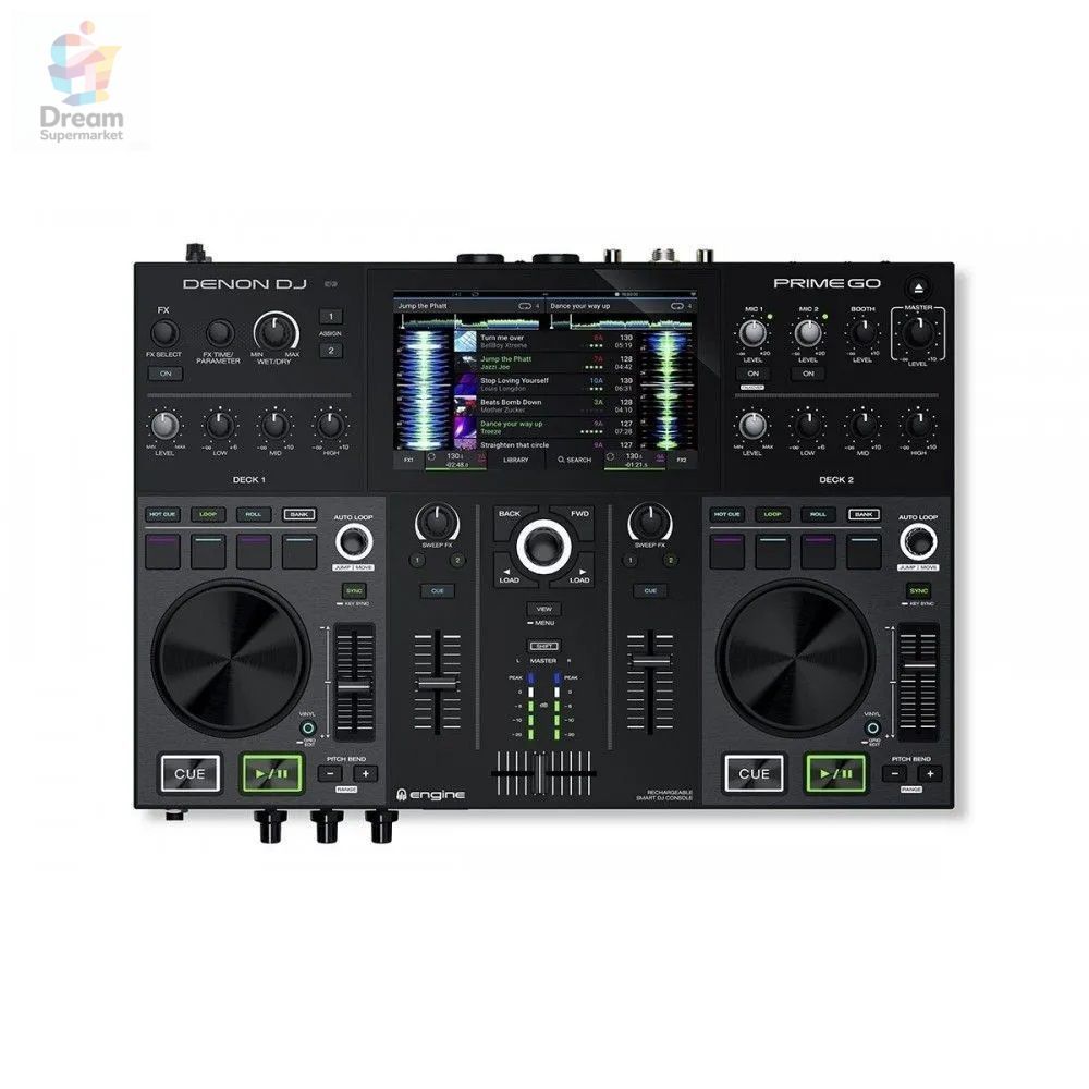 DJ контроллер Denon Prime GO купить на OZON по низкой цене (4397788773)