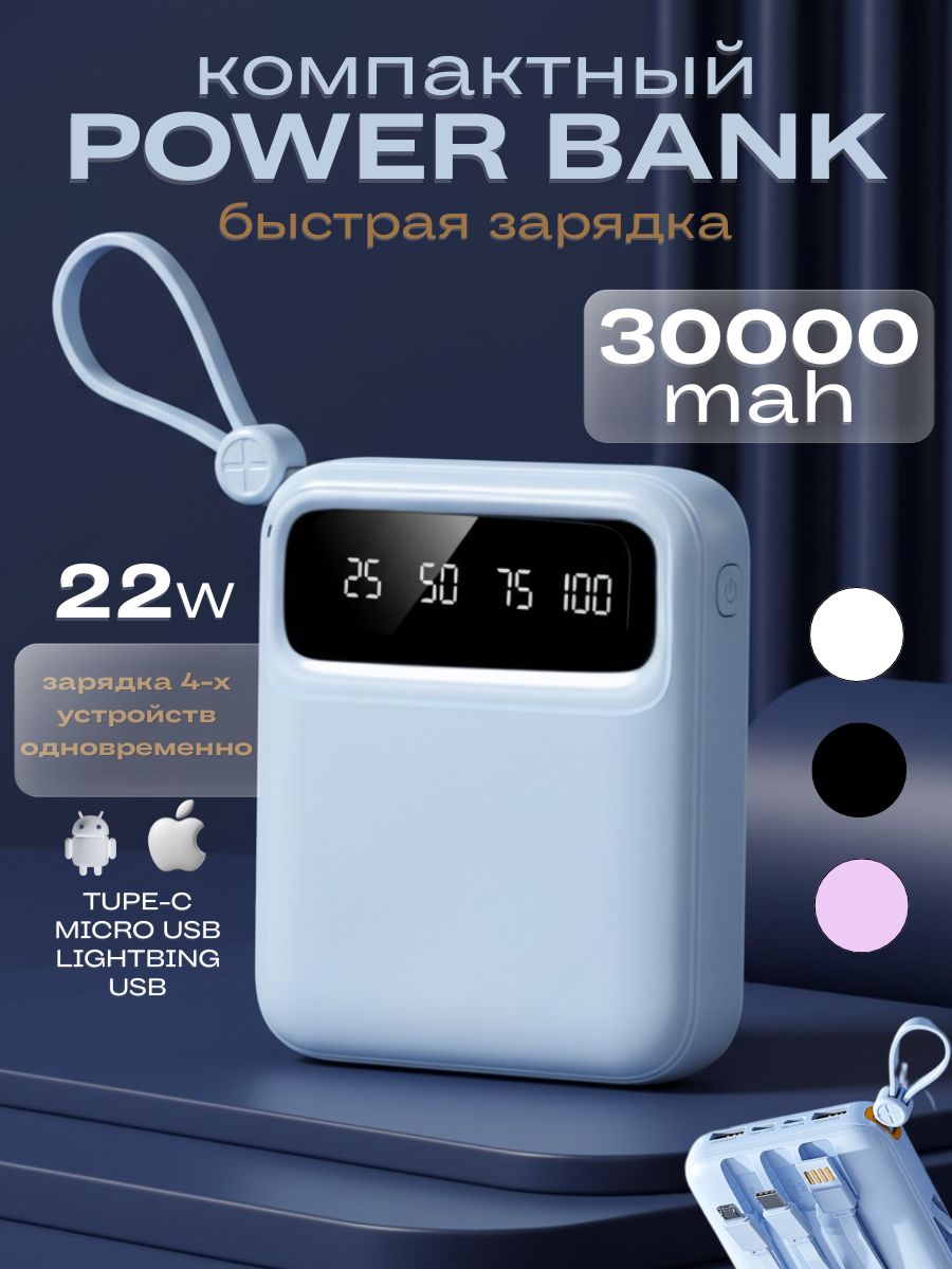Внешний аккумулятор (Power Bank) ZOMN поверы БЗ 30000 купить c ...