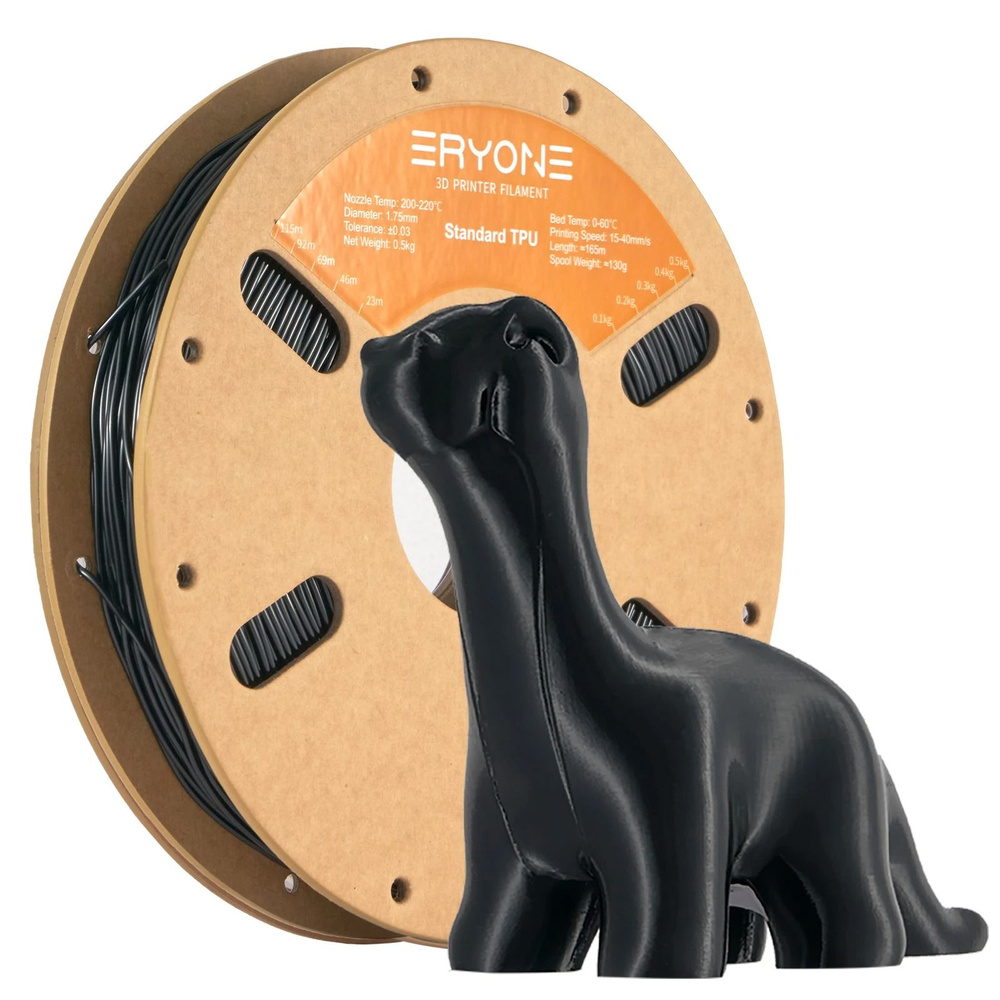 TPU Standard Black 1,75 мм 0,5 кг (Eryone) черный - купить с доставкой ...