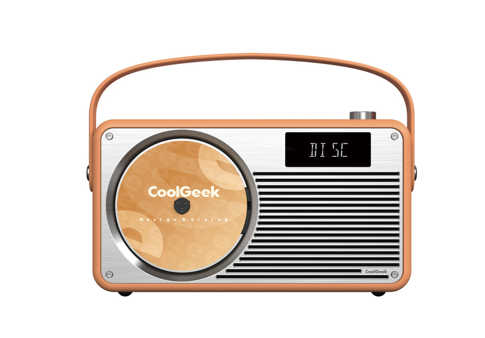 Высококачественный портативный проигрыватель компакт-дисков Cool GEEK ...