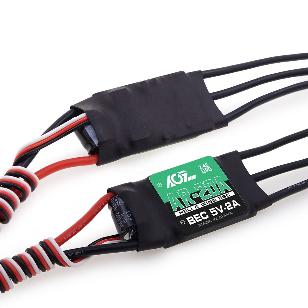 AGFRC 20A Бесщеточный RC ESC контроллер Скорость часть AR-20A 2-4S Lipo ...