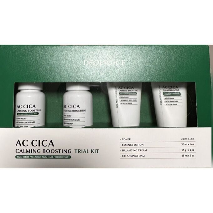 Deoproce Набор миниатюр с центеллой AС Cica Calming Boosting Trial Kit ...