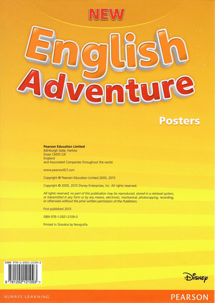 New English Adventure Starter B Posters купить на OZON по низкой цене ...
