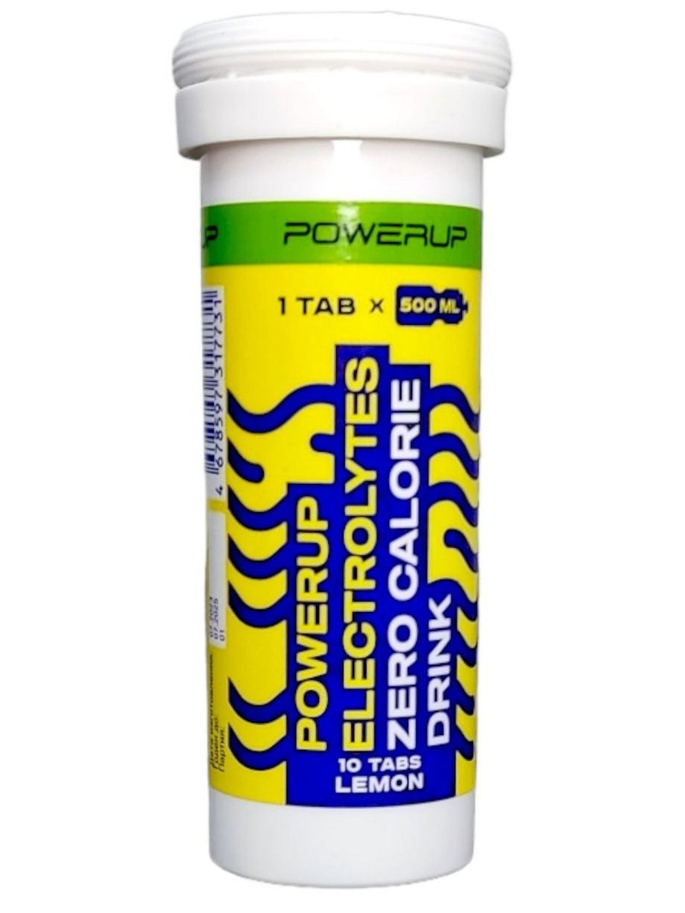 Электролиты в шипучках POWERUP ELECTROLYTES ZERO CALORIE DRINK 10 ...