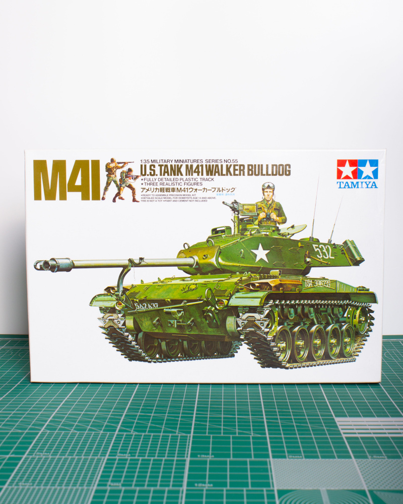 TAMIYA/35055 Сборная модель Танк M41 WalkerBuldog купить на OZON по ...