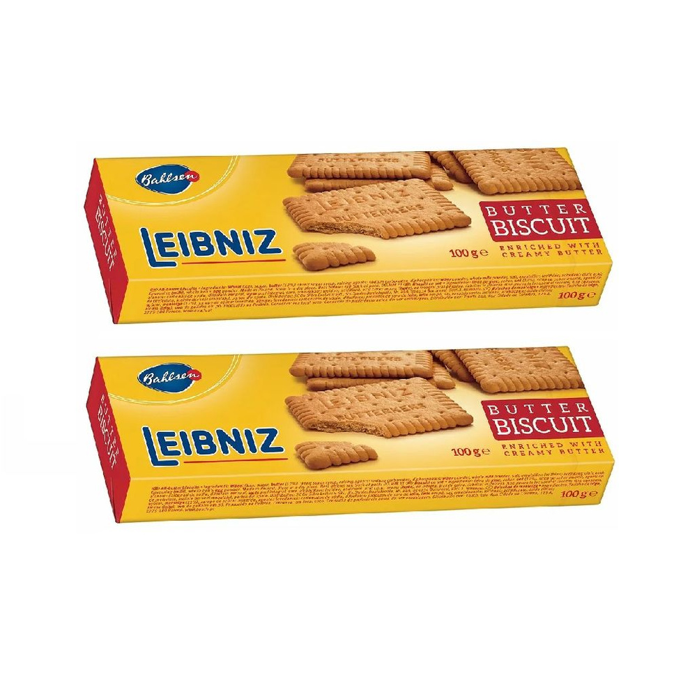 Печенье Bahlsen Leibniz Butter Biscuit, 200 г х 2 шт - купить с ...