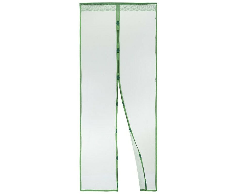 Сетка антимоcкитная на магнитах (птички) 90х210см. зеленая (кноп. 10шт ...