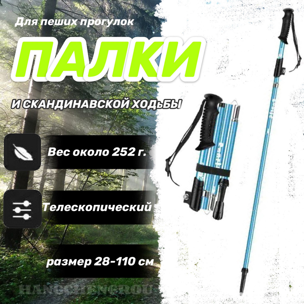 Палки для скандинавской ходьбы 110 см - купить с доставкой по выгодным ...