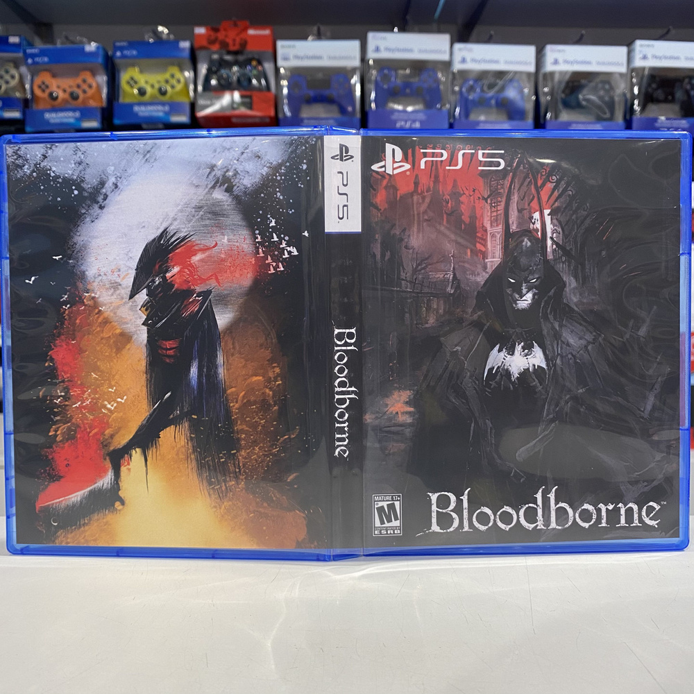 Игра "Bloodborne" PS5 - Кастомная обложка для диска - купить с ...