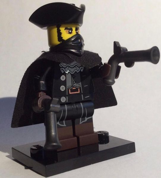 Минифигурка LEGO The Mystery Man (Highwayman), Series 17 col17-16 71018 ...