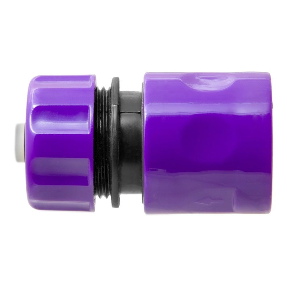 Соединитель 1/2 для поливочного шланга MasterProf пластиковый с аквастопом (ДС.070886) - купить ...