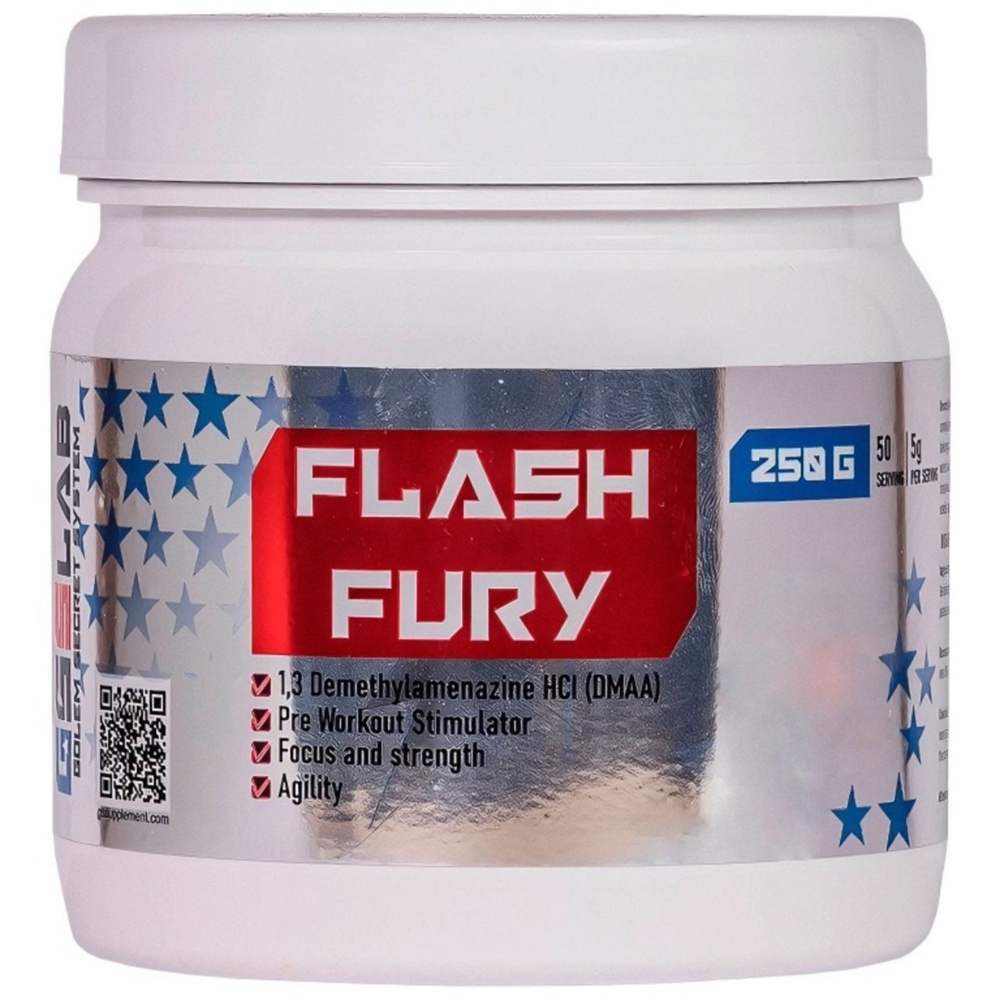 Предтренировочный комплекс GSS Lab FLASH FURY 250g - купить с доставкой ...