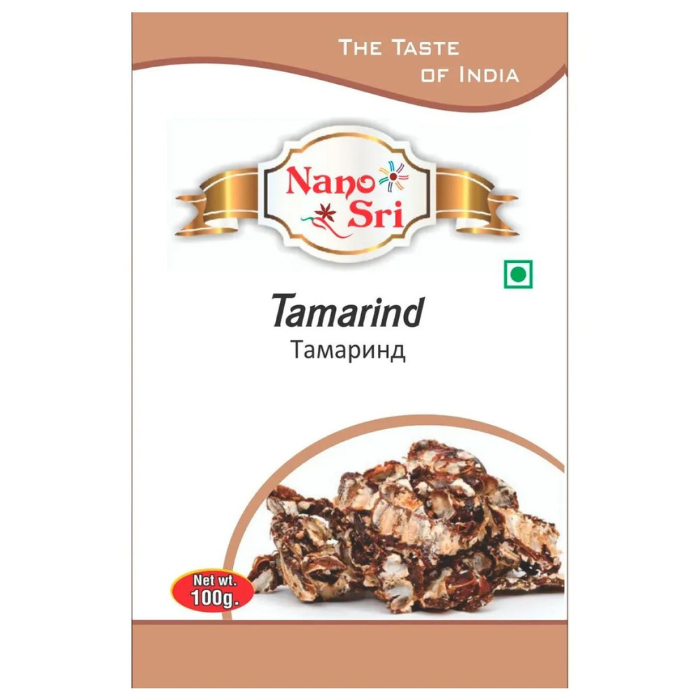 Тамаринд Nano Sri сушеная мякоть, 100 г - купить с доставкой по ...