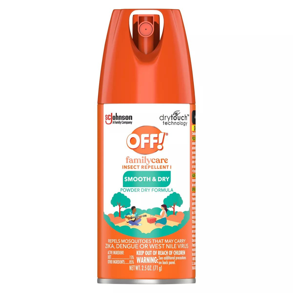 Средство от комаров и мух OFF! Family Care Insect & Mosquito Repellent ...