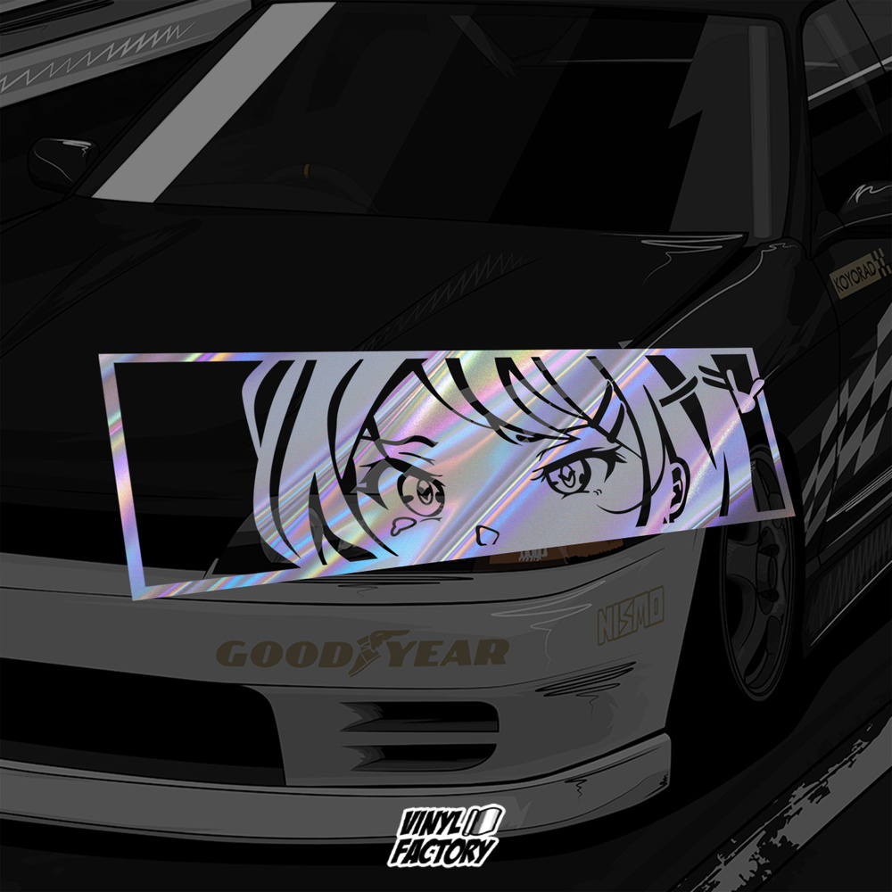 JDM Голографическая наклейка из Аниме Angry Girls - купить по выгодным ...