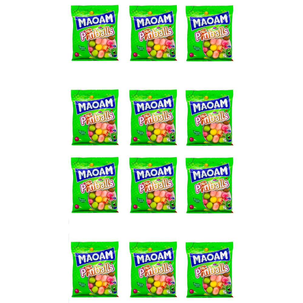 Maoam Жевательные конфеты Pinball, 70 гр, 12 уп - купить с доставкой по ...