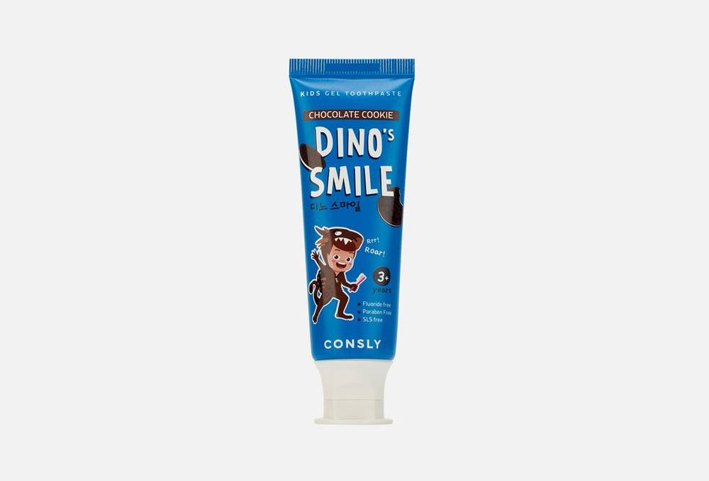 Детская зубная паста CONSLY DINO's SMILE Kids Gel Toothpaste, 60 мл ...