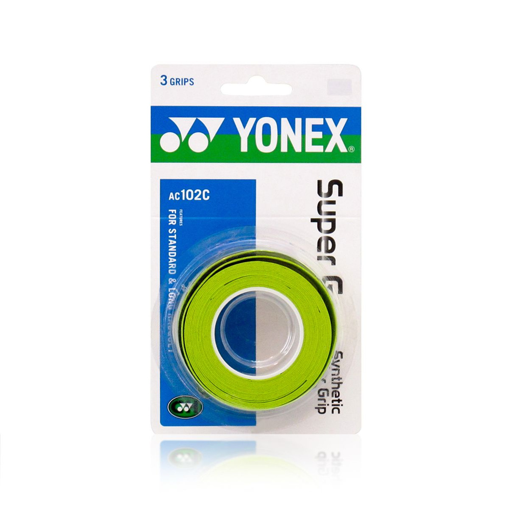 Обмотка Yonex Super Grap AC102 (3шт.) Citrus Green - купить с доставкой ...