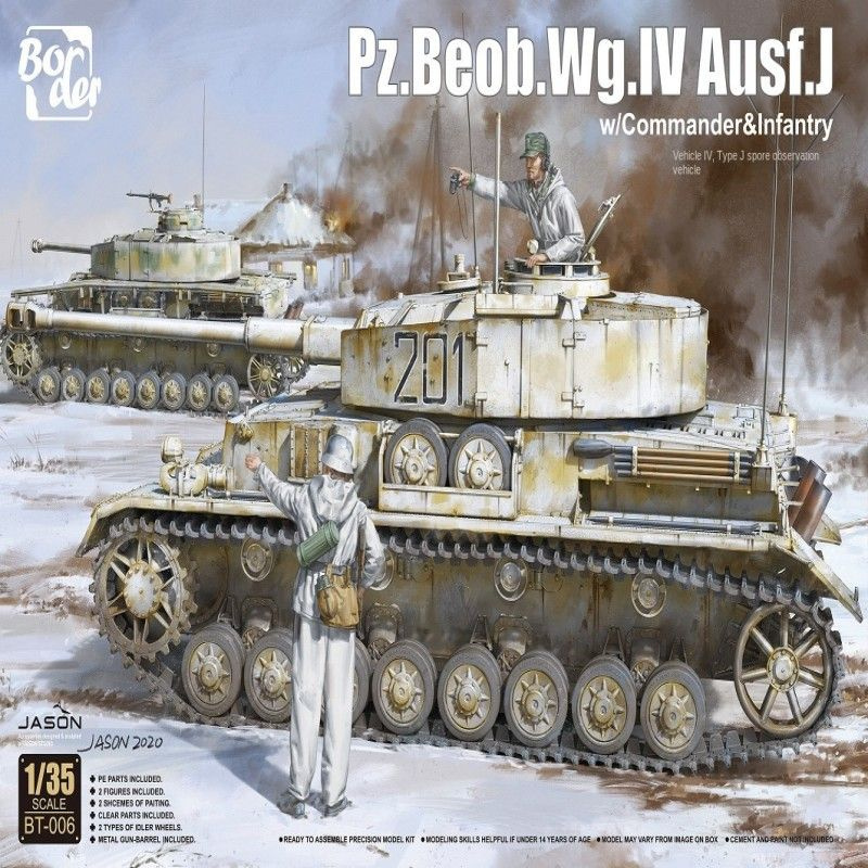 Border Model BT-006 1/35 Pz.Beob.Wg.IV Ausf.J АКН артиллерийская ...