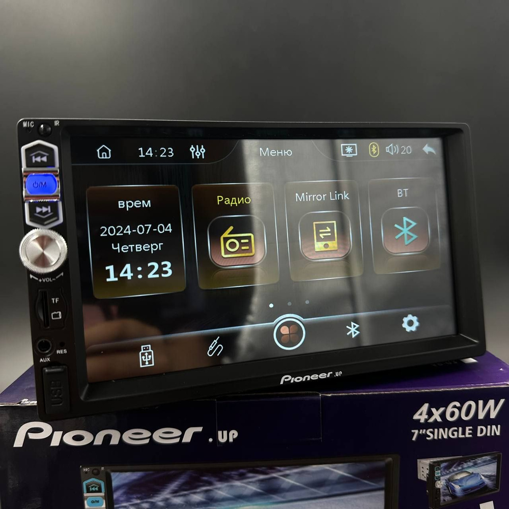 Автомагнитола 1 din экран 7 дюймов CarPlay / Магнитола для авто с ...