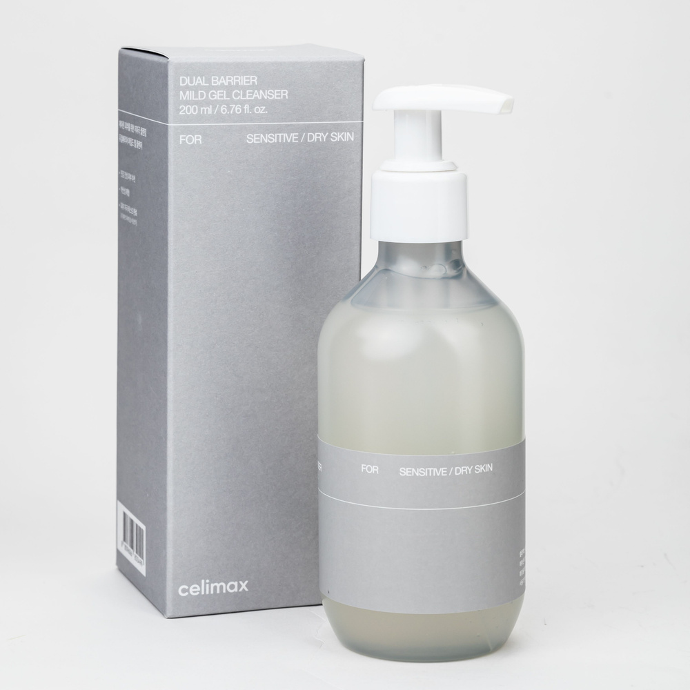 Нежный гель для умывания Celimax Dual Barrier Mild Gel Cleanser, 200 мл ...