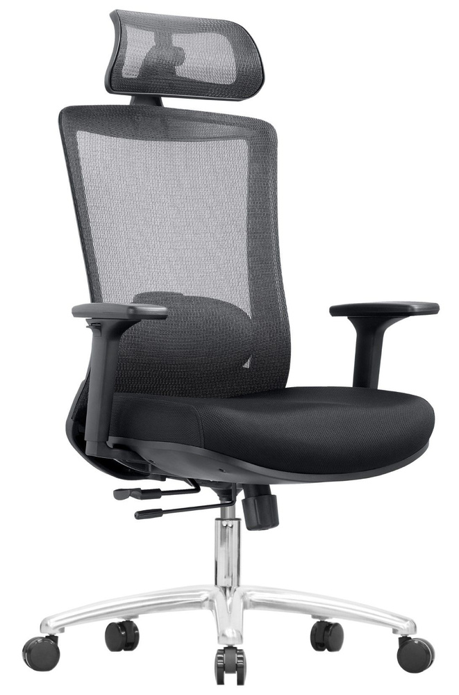 Кресло компьютерное EVOLUTION ERGO PRIME Black, Синхромеханизм, Газлифт 4 класса, 150 кг купить ...