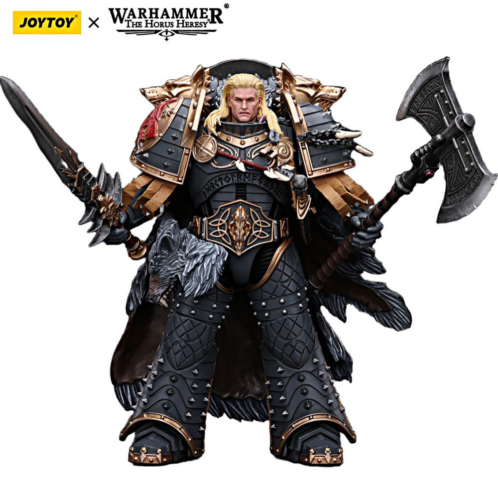 Фигурка подвижная Warhammer The HorusHeresv JOYTOY 1/18 Space Wolves ...