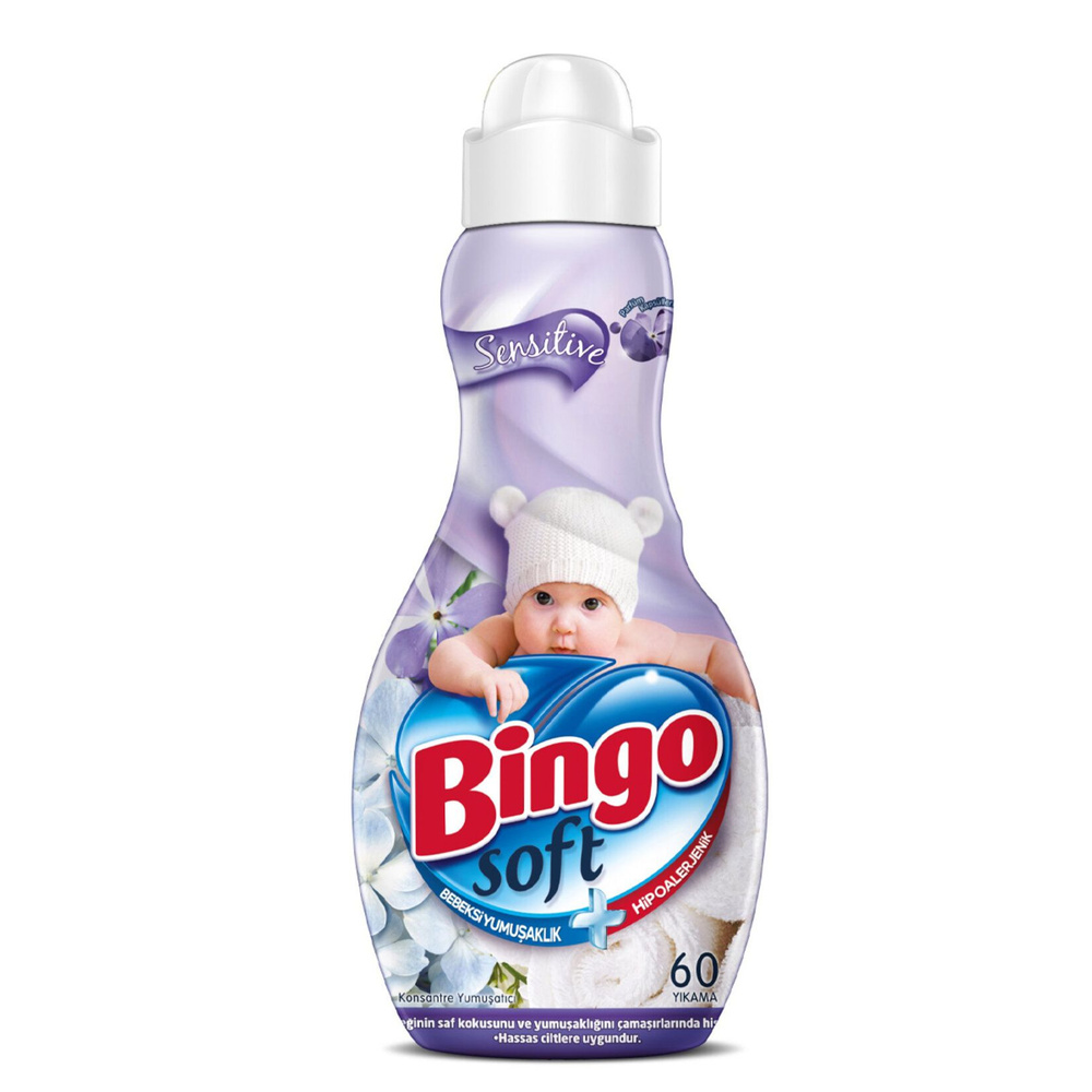 Кондиционер для белья Bingo Soft SENSITIVE (Деликатный) 1440мл купить ...