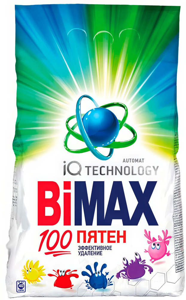 Порошок BiMAX 100 пятен Automat для стирки белья, 6 кг купить на OZON по низкой цене (1999266046)