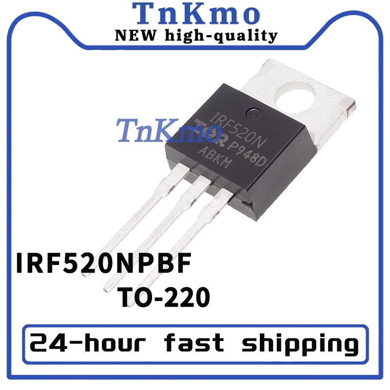 10 шт./лот IRF520NPBF TO-220 IRF520N TO220 100V 9.7A N-канальный МОП ...
