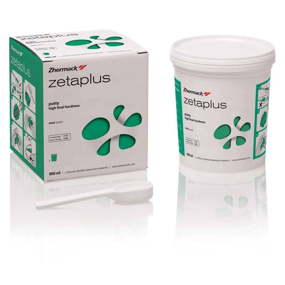 Zhermack Слепочный материал Зета Плюс база (Zeta Plus Putty), 900мл ...