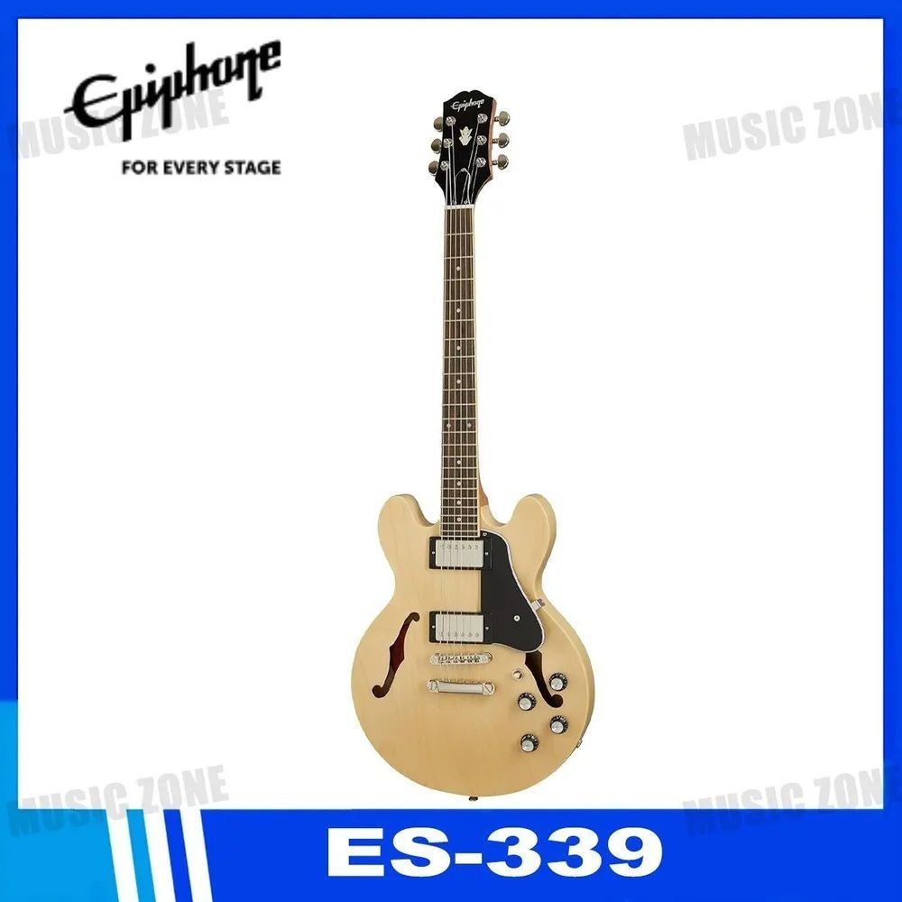Epiphone ES-339 Pelham Blue / полуакустическая электрогитара, цвет ...