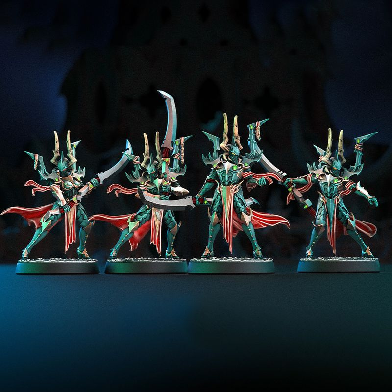 Drukhari Incubi (40мм) Отряд Инкубов (4шт) Dark Eldar Xenos Armies ...