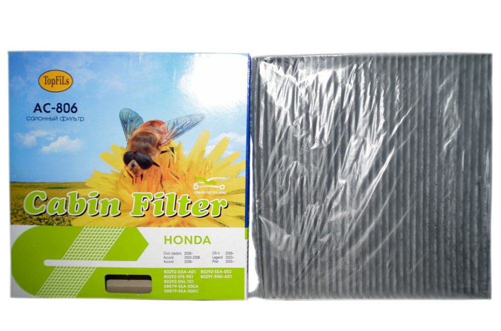 Topfils Фильтр салонный арт. AC806, 1 шт. купить на OZON по низкой цене (1776109370)