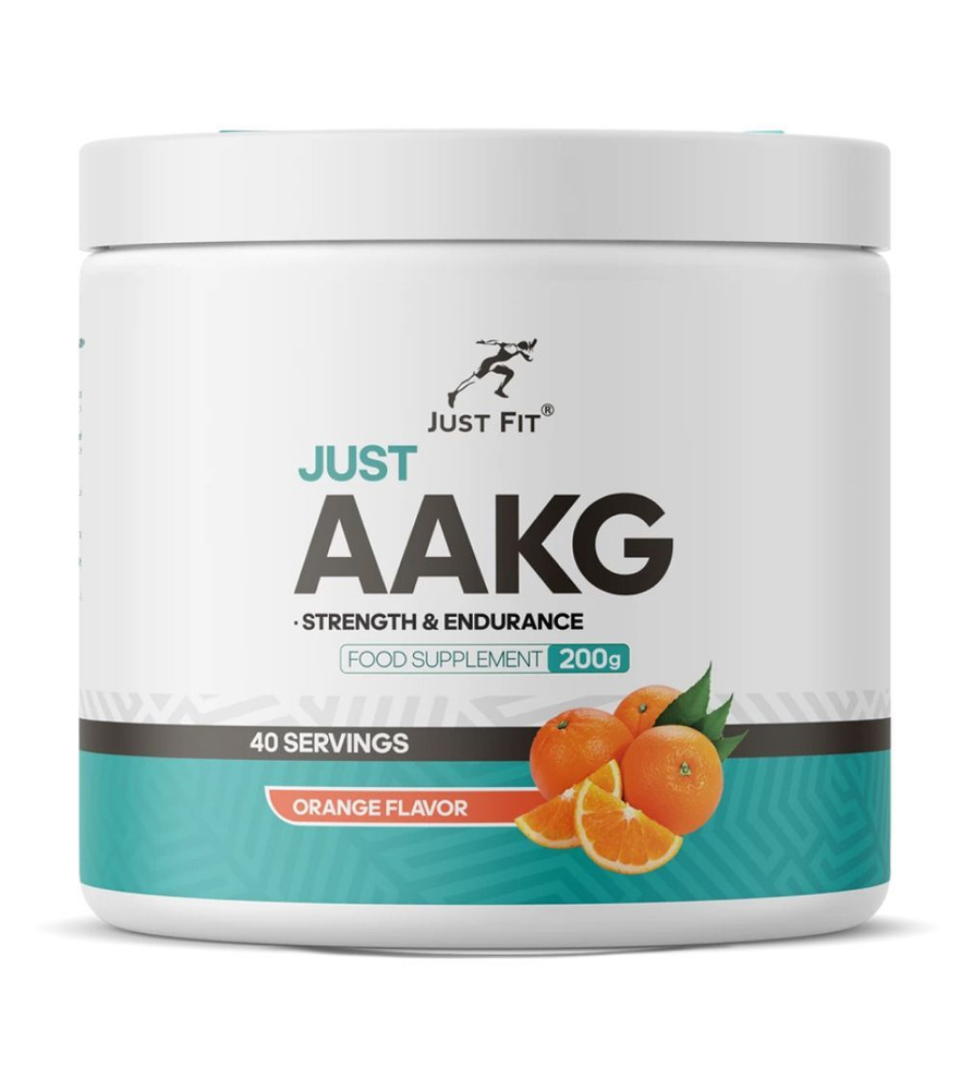 Just Fit Just AAKG ААКГ(аргинин альфа-кетоглутарат) 200 г со вкусом апельсина купить на OZON по ...