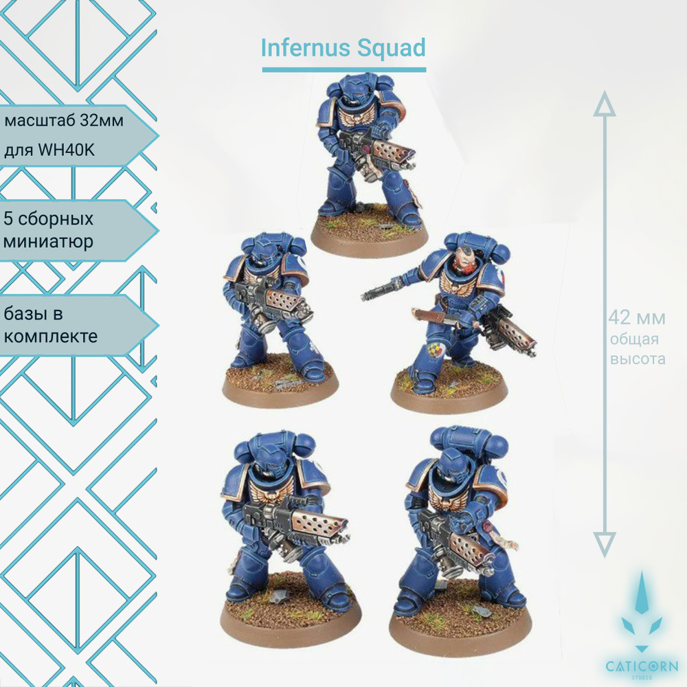 Инфернус отряд примарис космодесанта. infernus squad Warhammer 40000 ...
