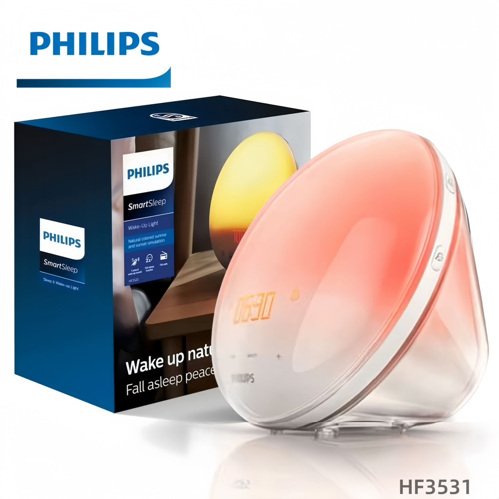 Световой будильник Philips Wake-up Light HF3531 купить на OZON по низкой цене (1796462635)
