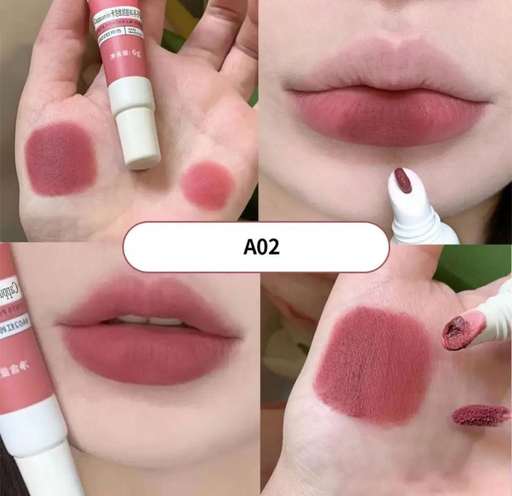 Cappuvini матовая помада для губ, губная помада оттенок 02 купить на OZON по низкой цене ...