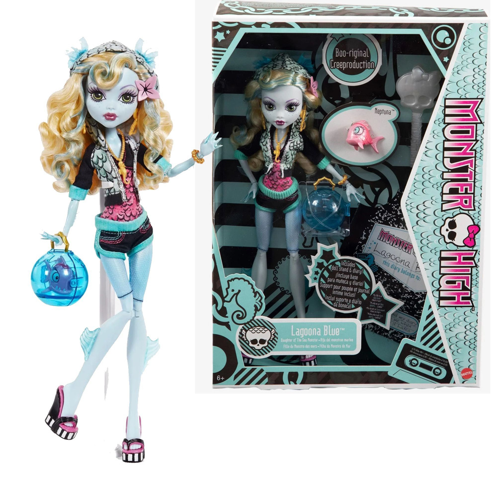 Кукла Monster High Лагуна Блю , G1 Booriginal Creeproduction, Lagoona ...
