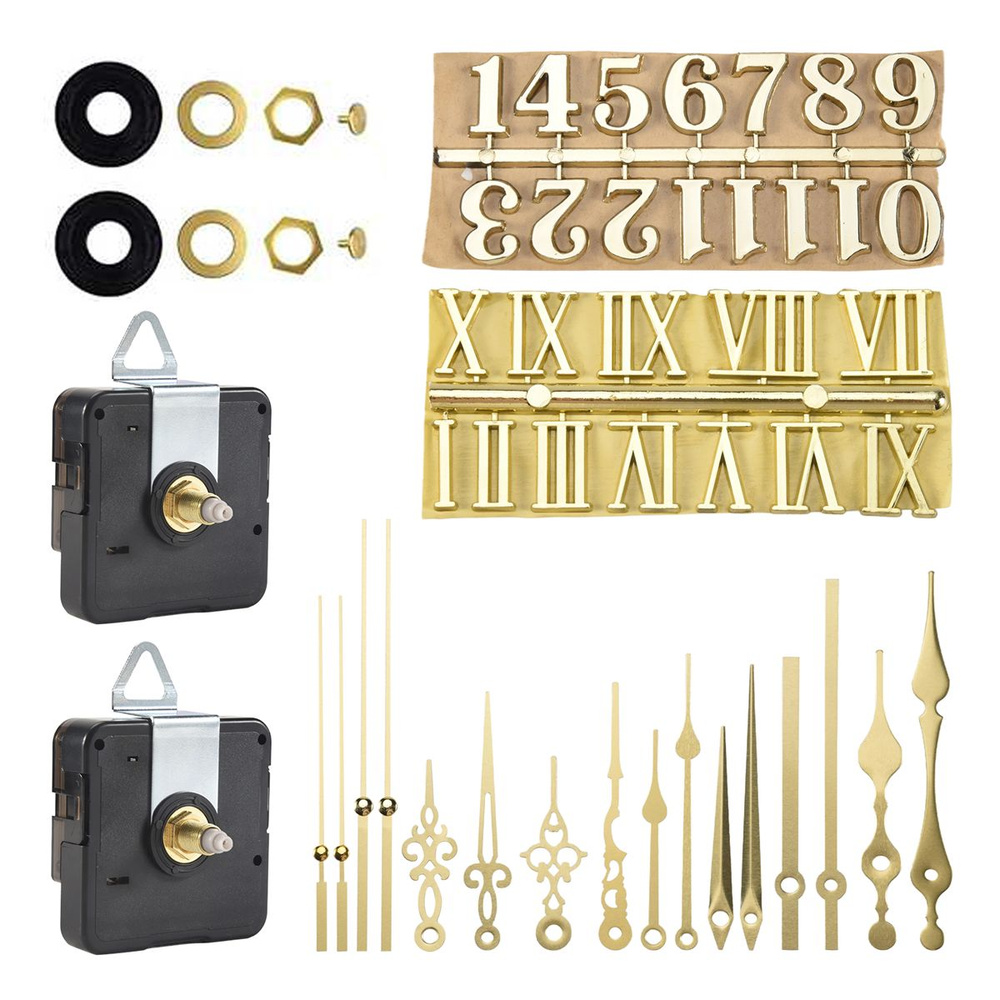 Часовой механизм, бесшумный кварцевый механизм, настенные стрелки ...