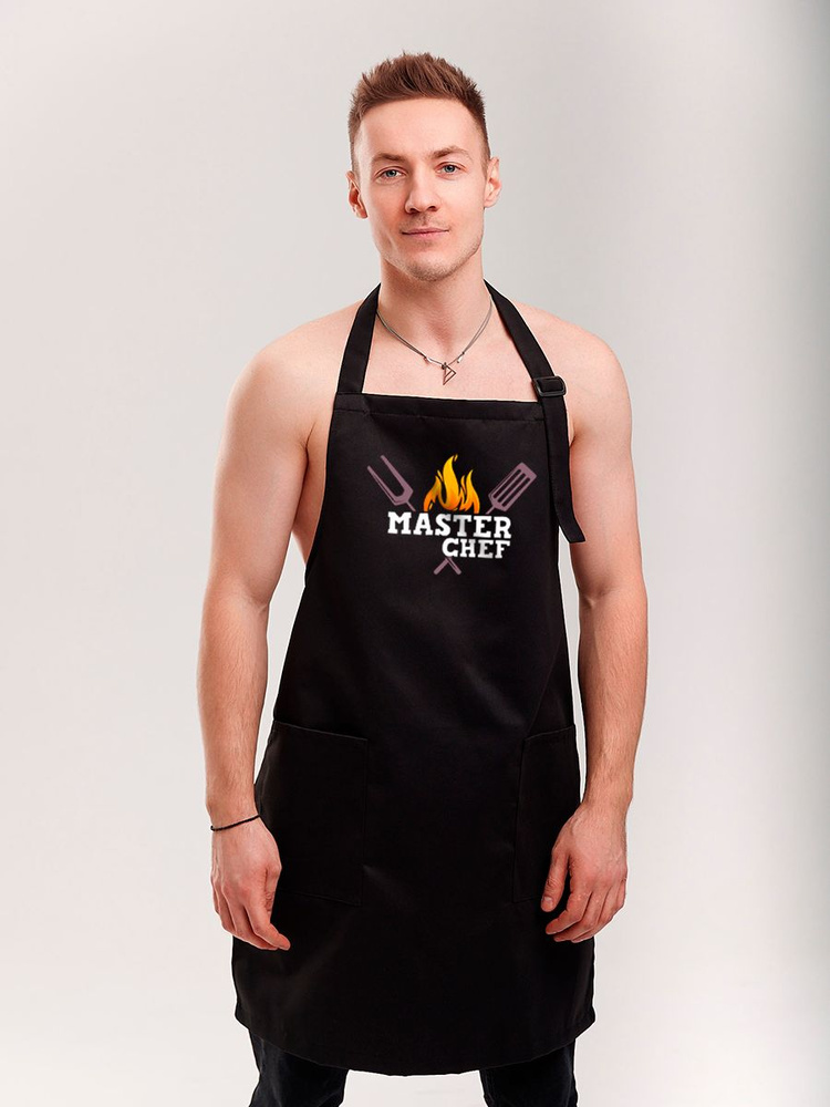 PRO FARTUK Фартук кухонный , подарок мужчине ОгоньMasterChef купить на ...