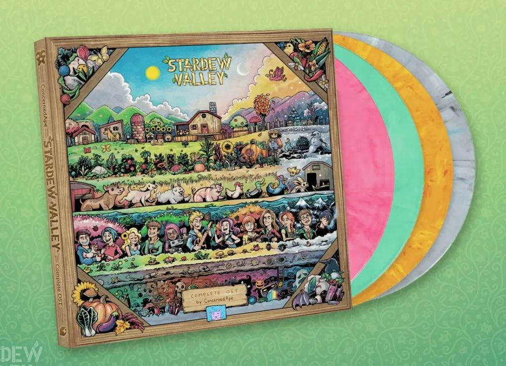 Stardew Valley Complete OST (5000шт в мире, Pink-Green-Orange-Silver ...