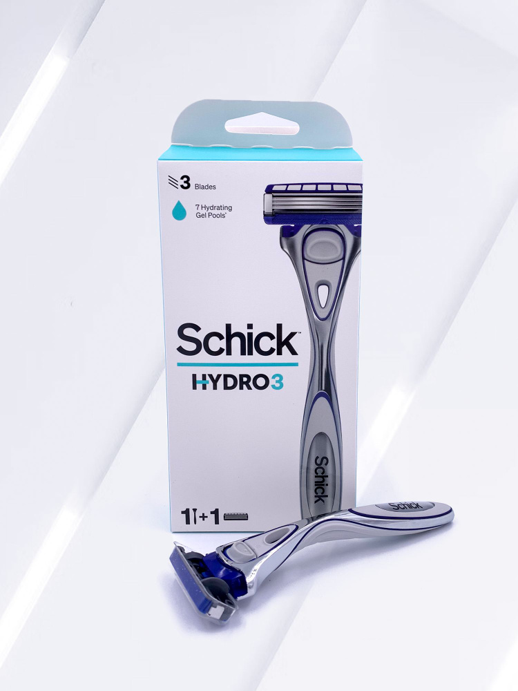 SCHICK Бритвенный станок SCHICK HYDRO 3 + 1 кассета купить на OZON по низкой цене (1867717695)
