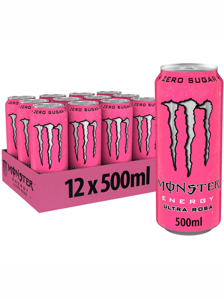 Монстр Энерджи Ультра Роза / Monster Energy Ultra Rosa энергетический ...