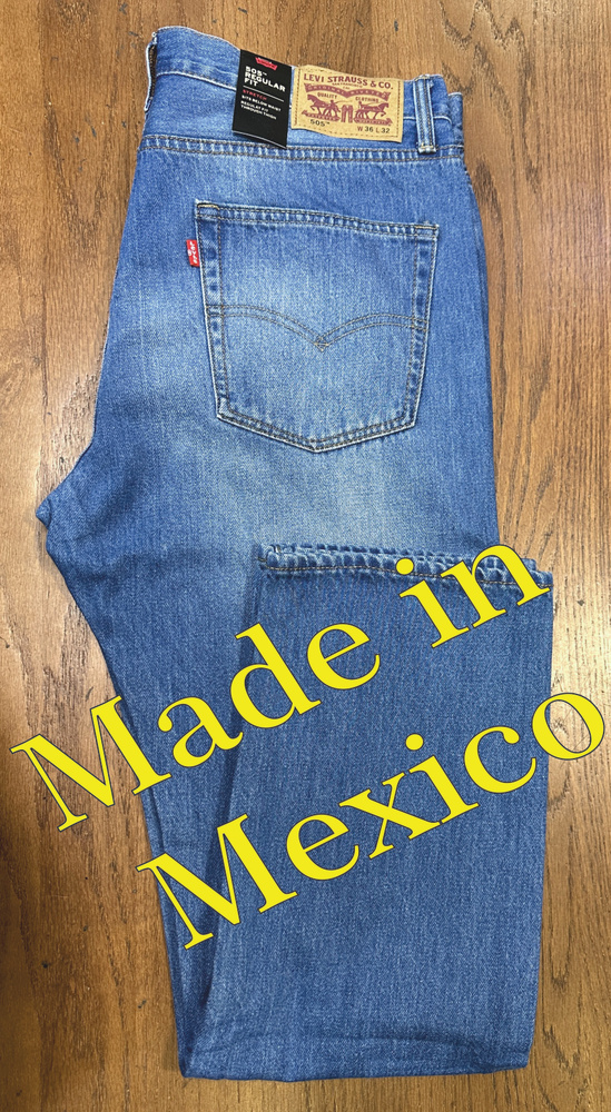 Джинсы Мужской Levi's голубой лед прямые, размер 48, 50 Мексика На любой сезон купить c ...