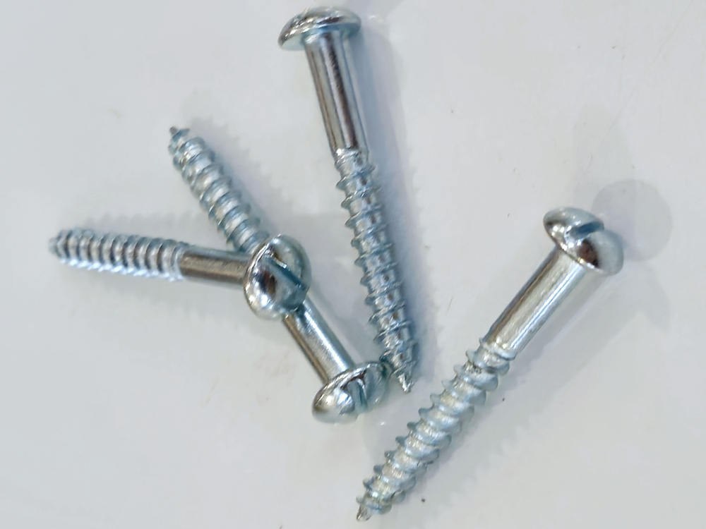 Шуруп по дереву 3,5х30 оцинк. DIN 96 (ГОСТ 1144-80) с полукруглой головкой с прямым шлицем (50шт ...