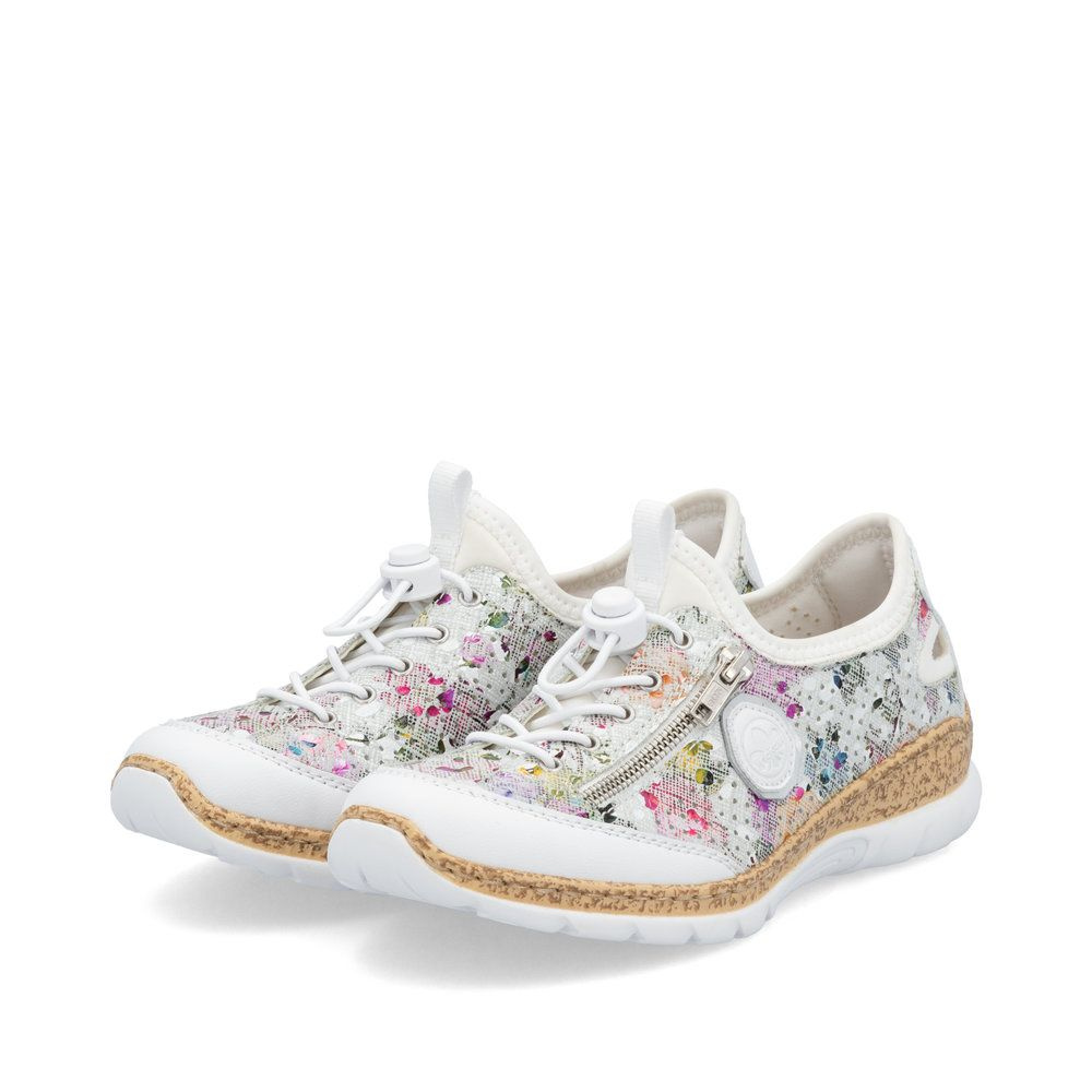 Кроссовки Женский Rieker Искусственная кожа, Текстиль Туризм, размер 39 G Лето Шнурки Швейцария ...